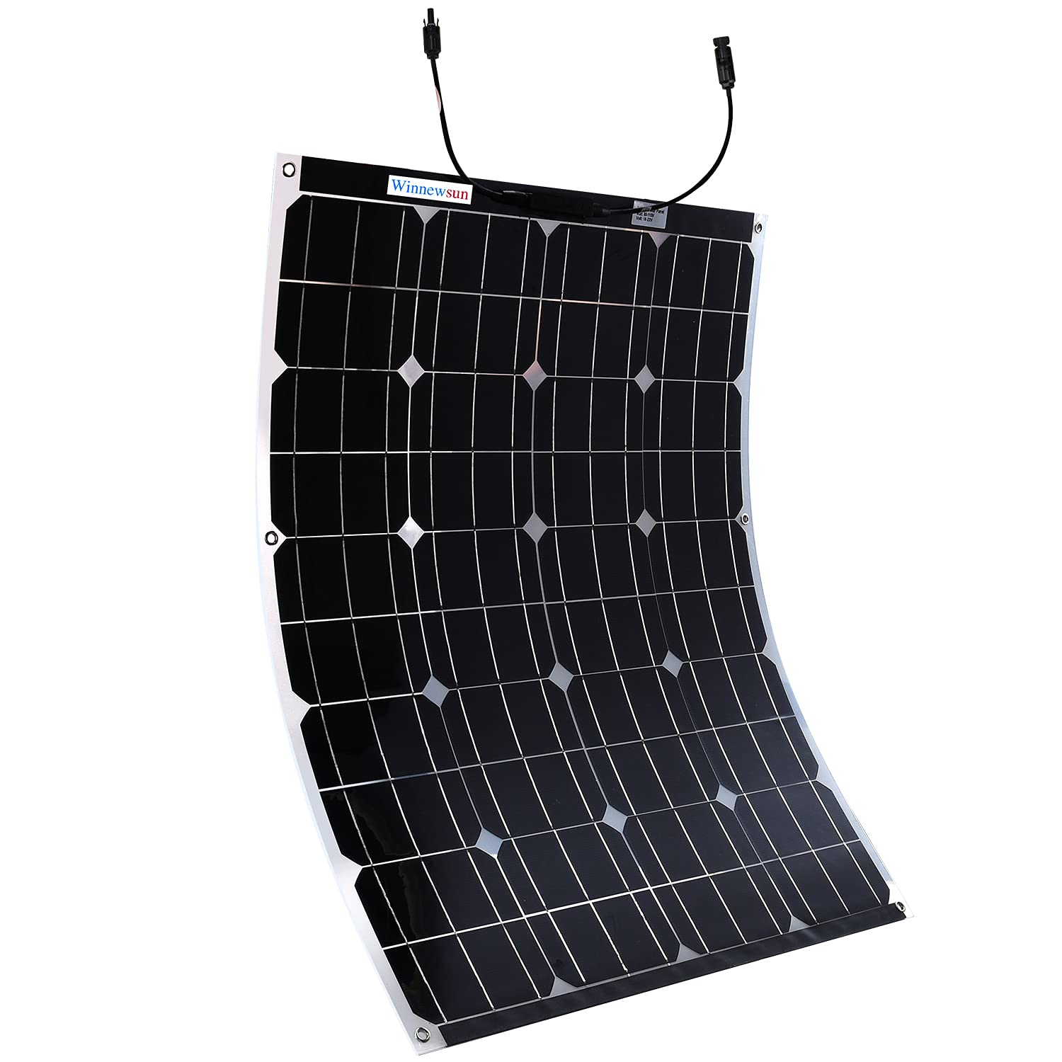 Winnewsun Flexible Solar Panel Bifacial Flexible Solar Panel 100W New ...