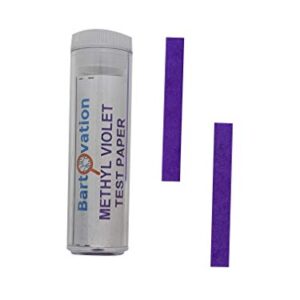 Methyl Violet Test Paper | No Color Chart Qualitative Test [Vial of 100 ...