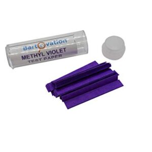 Methyl Violet Test Paper | No Color Chart Qualitative Test [Vial of 100 ...
