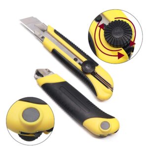 Scimaker 25MM Heavy Duty Utility Knife, Box Cutter with 10pcs SK-5 ...