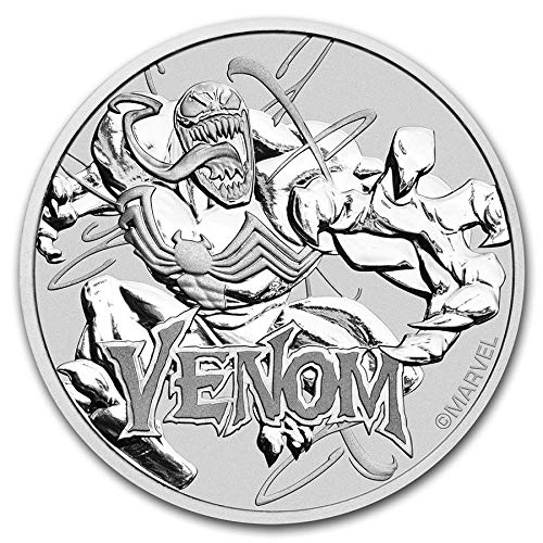 2020 Tuvalu 1 oz .9999 Silver Venom Marvel Series BU $1 Brilliant ...