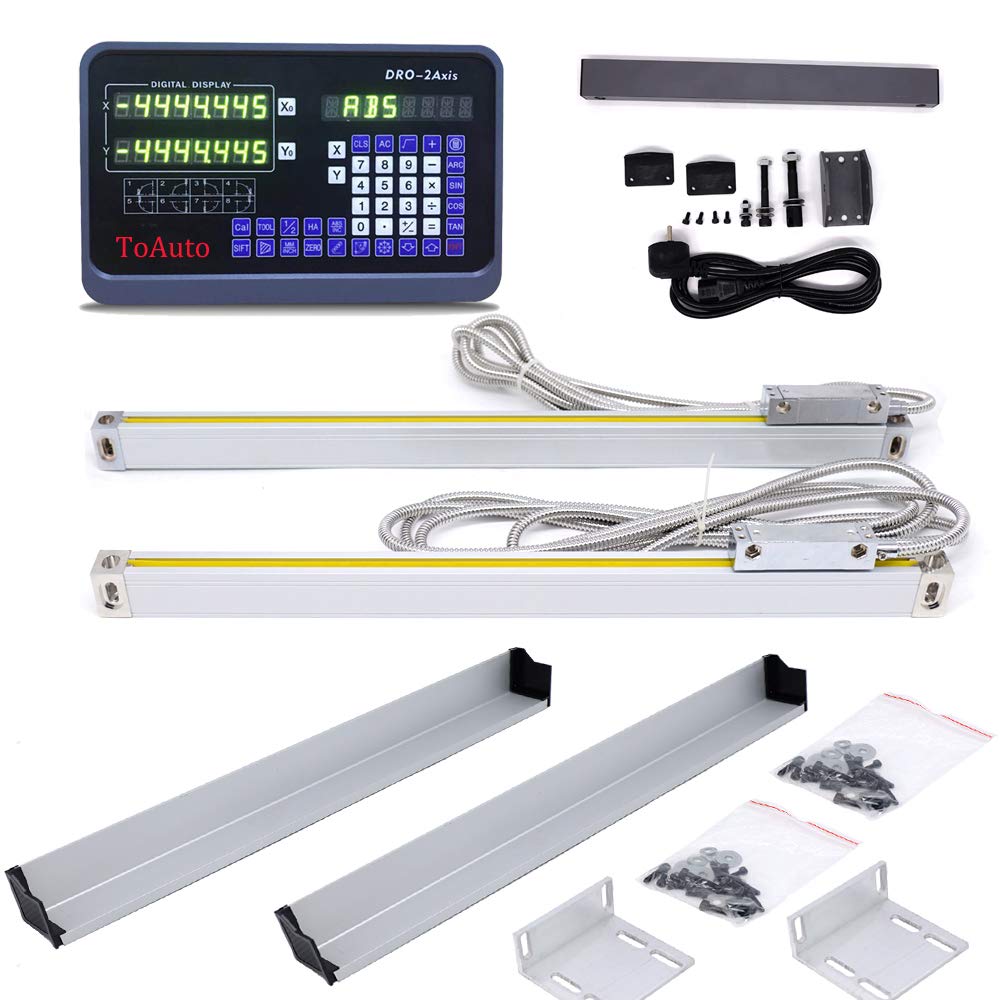 Precision 2 Axis DRO Kit, Digital Readout 2 Axis DRO Display + 2pc ...