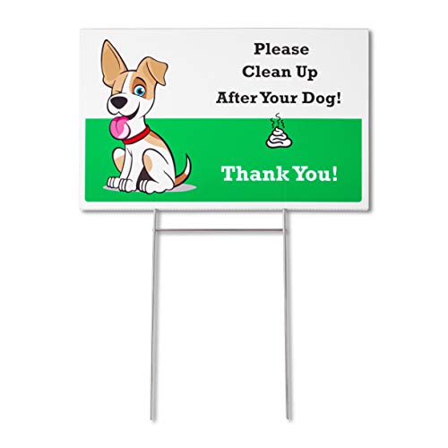 Mr. Pen- No Pooping Dog Signs for Yard, Yard Signs, Pick Up Your Dog ...