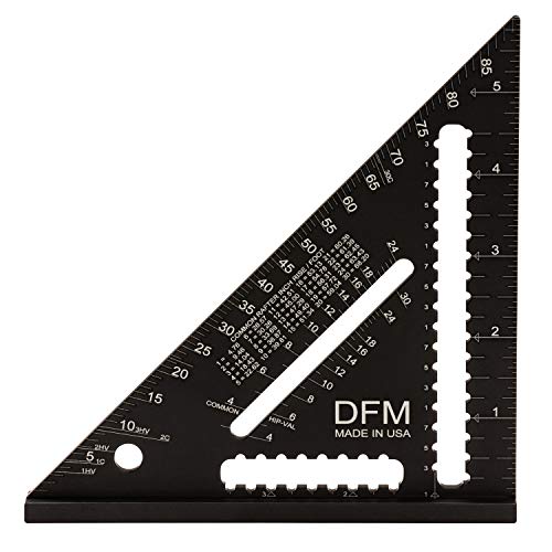 DFM 6 Inch Trade Edition Carpenter Square Made in USA (Black) — 🛍️ The ...
