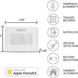 Onvis Smart Homekit Motion Sensor Indoor Humidity Gauge Hygrometer ...