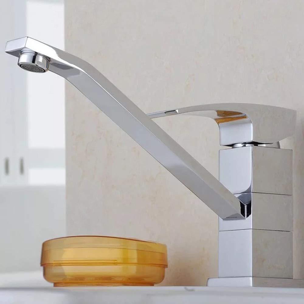 Y-LKUN Bathroom Sink taps Copper Kitchen Sink Sink Sink Faucet Rotating ...