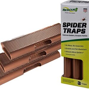 RESCUE! Spider Traps – Catches Brown Recluse, Hobo Spiders, Black ...