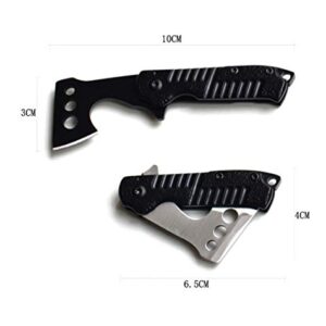 JIUMX Mini Folding Small Axe Stainless Steel Small Axe OutDoor EDC ...