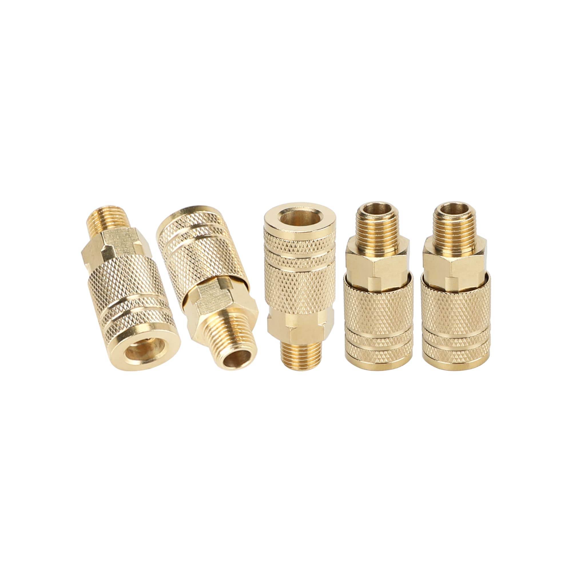 Hynade 1/4 Inch NPT Plug Male Female Industrial Air Plug, Male Coupler ...