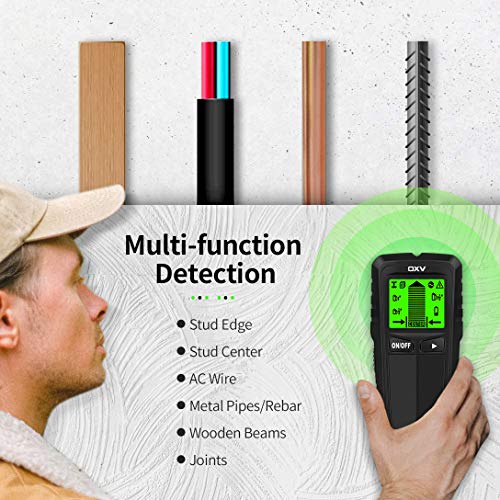 Stud Finder Wall Scanner-Improved 5 in 1 Sensor Locator/Electronic Beam ...