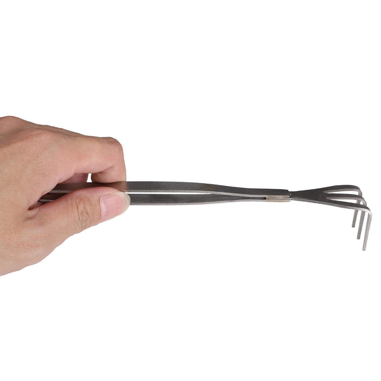 KIKYO Bonsai Root Rake + Tweezers, 2 in 1 Stainless Steel Bonsai ...