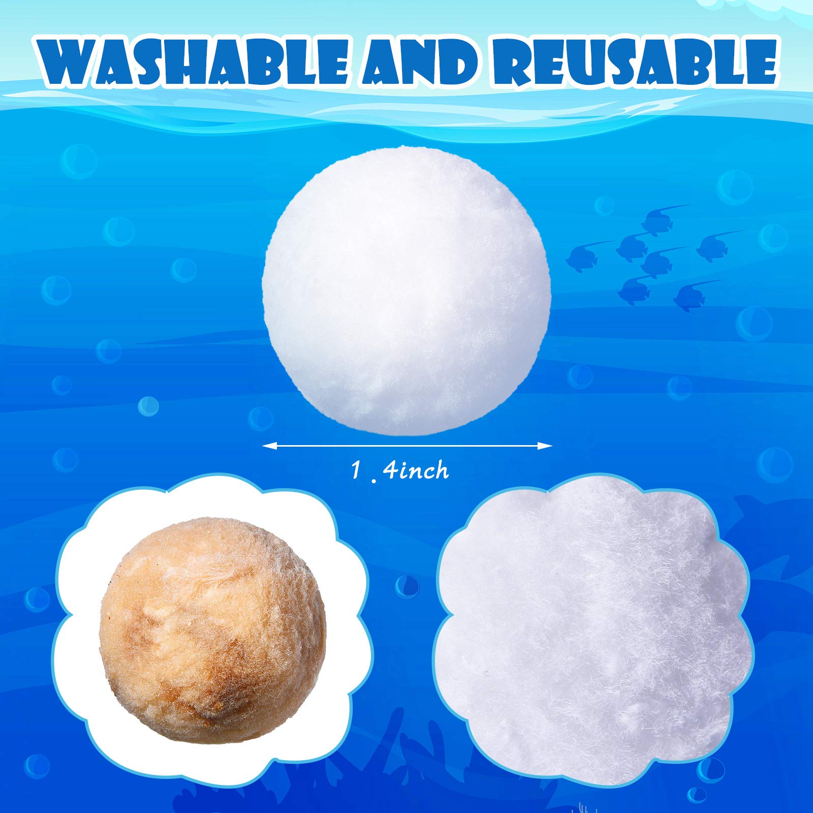 Pool Filter Sponge Balls Sand Pool Filter Media Filters Alternative to ...
