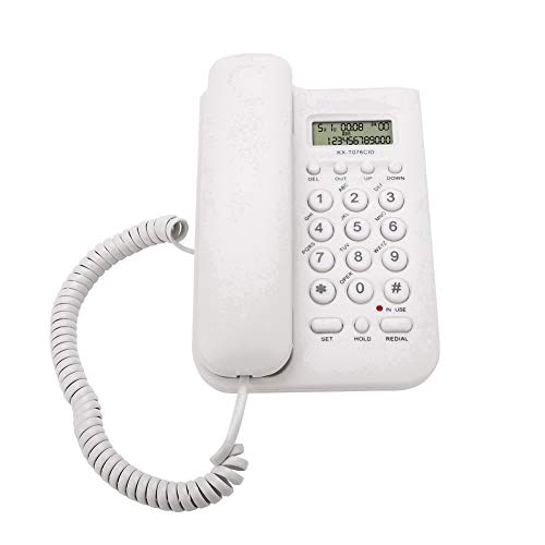 Landline Telephone, Home Hotel Wired Desktop Wall Phone Office ABS ...