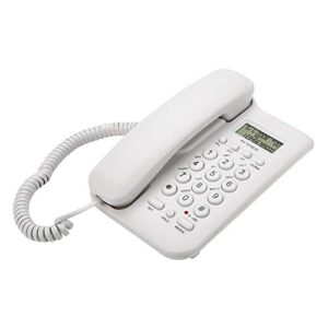 Landline Telephone, Home Hotel Wired Desktop Wall Phone Office ABS ...