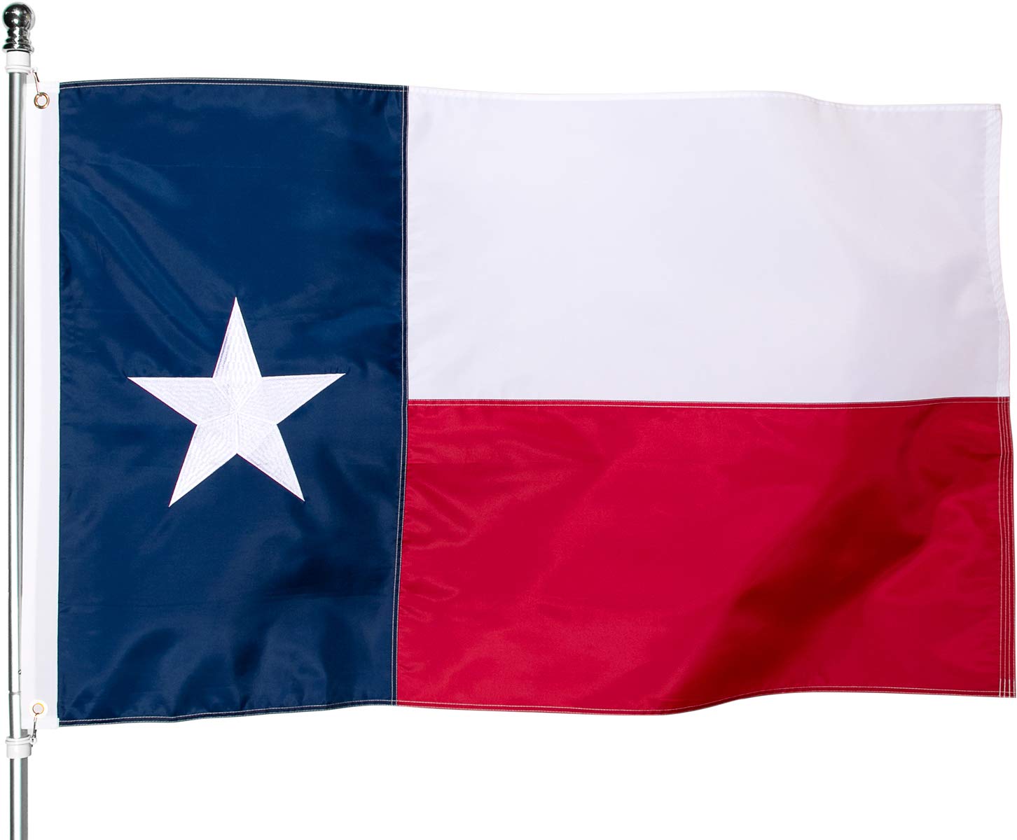 Texas Flag Outdoor - Heavy Duty Nylon Texas State Flags with ...