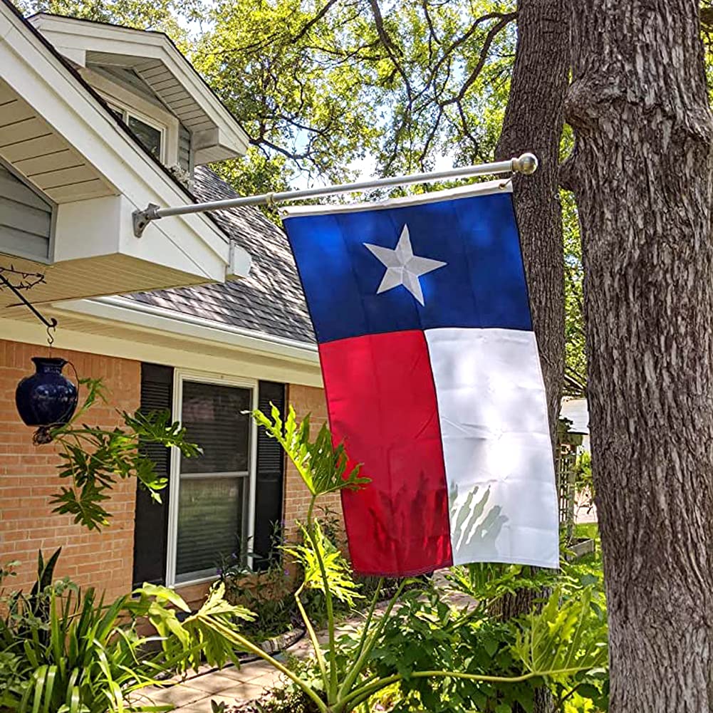 Texas Flag Outdoor - Heavy Duty Nylon Texas State Flags with ...