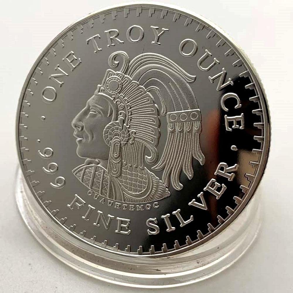 MKIOPNM Coin Collection Commemorative Coin Mexican Indian Craft ...