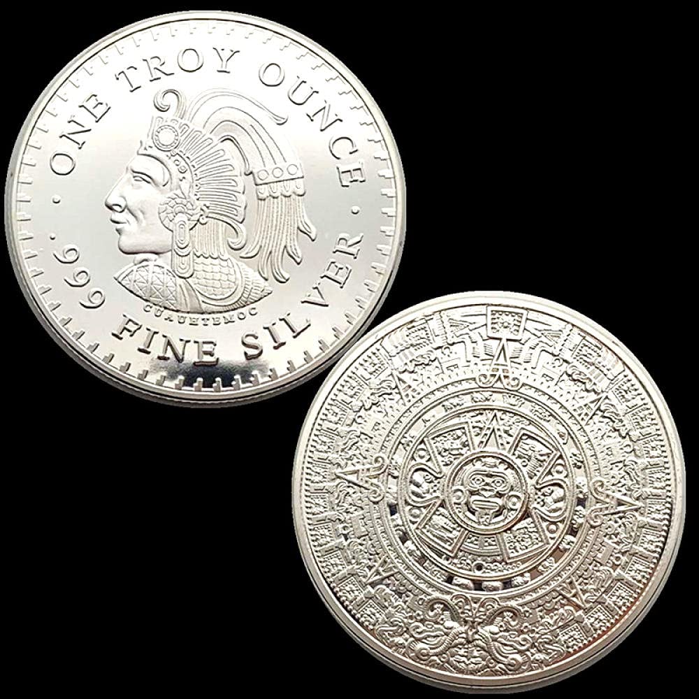 MKIOPNM Coin Collection Commemorative Coin Mexican Indian Craft ...