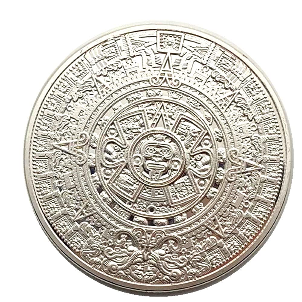 MKIOPNM Coin Collection Commemorative Coin Mexican Indian Craft ...