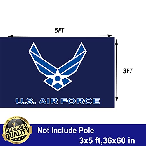 US Air Force Wings Military Flag Double Sided 3x5 Outdoor- United ...