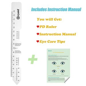 Ezyaid PD Ruler with Instruction Manual - Pupillary Distance Ruler for ...