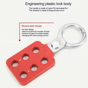 Sonew 10pcs Lockout Tagout Hasp, Safety Aluminium Insulation Padlock ...