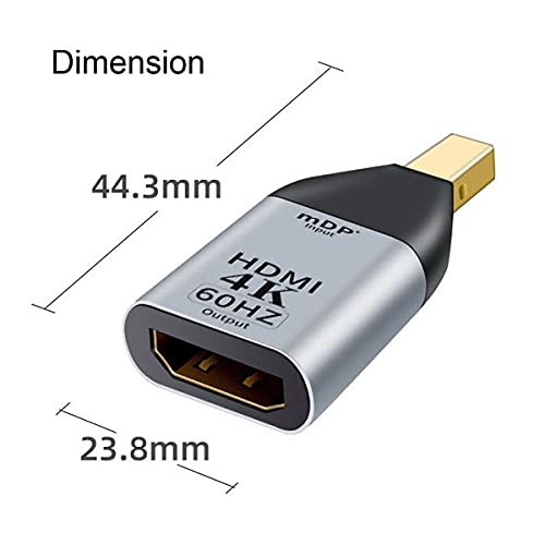 cablecc Mini DisplayPort DP Source to HDMI Sink Displays 4K@60hz Ultra ...