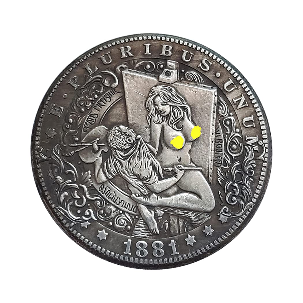 Kocreat Copy 1881 U.S Hobo Coin - Painters and Girls Silver Plated ...