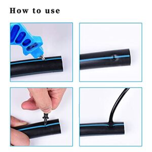 2-in-1 Drip Irrigation Tubing Hole Punch & Fitting Insertion Tool Kit ...