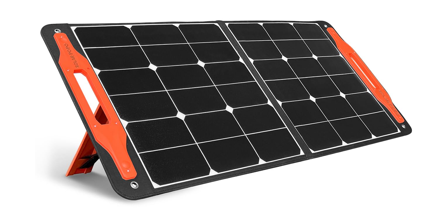 SOLAR POPO 100W Portable Solar Panels Foldable Solar Panel Charger US ...