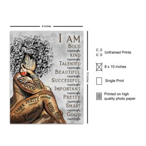 Black African American Art - Positive Affirmations - Positive Quotes ...