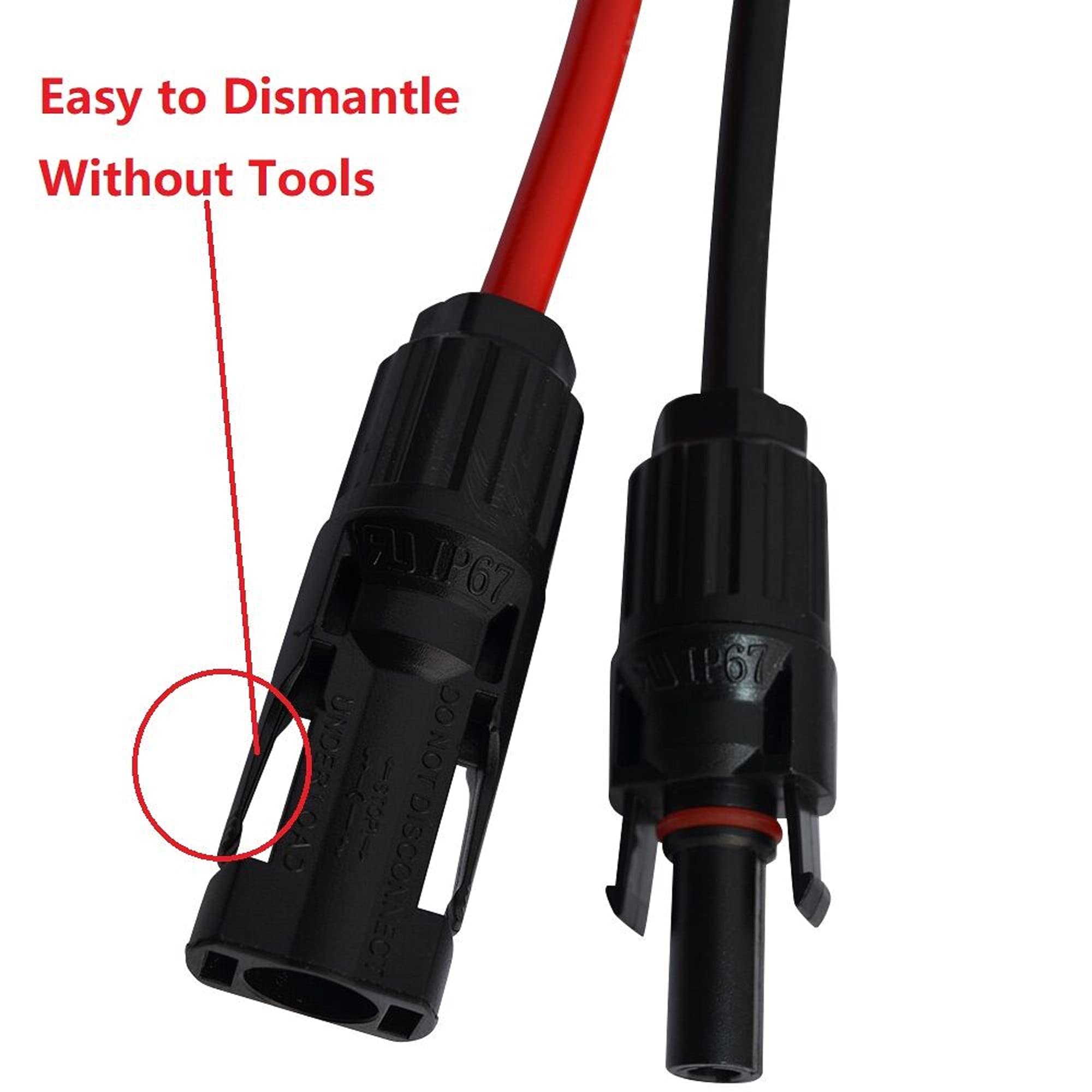 SolarEnz Solar Connectors to 2 Pin Power Industrial Circular Connector ...