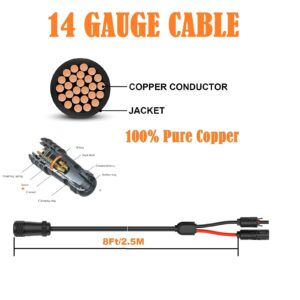 SolarEnz Solar Connectors to 2 Pin Power Industrial Circular Connector ...