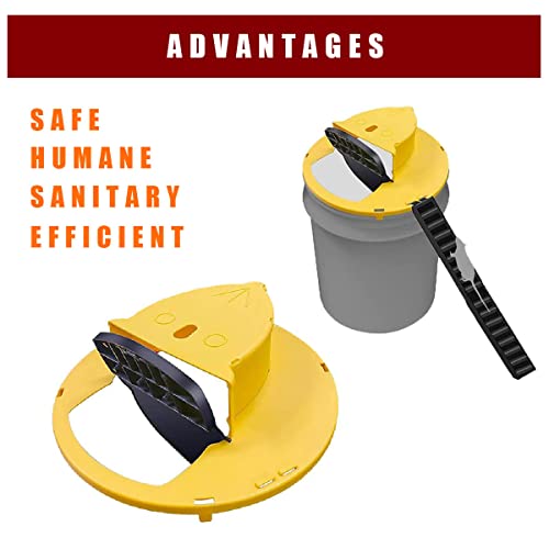 Mouse Trap Bucket Lid - Flip Bucket Lid Mouse Trap, Humane Mouse/Mice ...