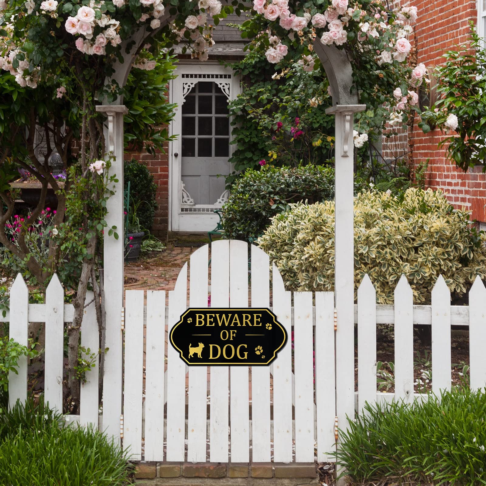 Beware of Dog Sign with Stake Warning Signs for Property Guard Dog Sign ...