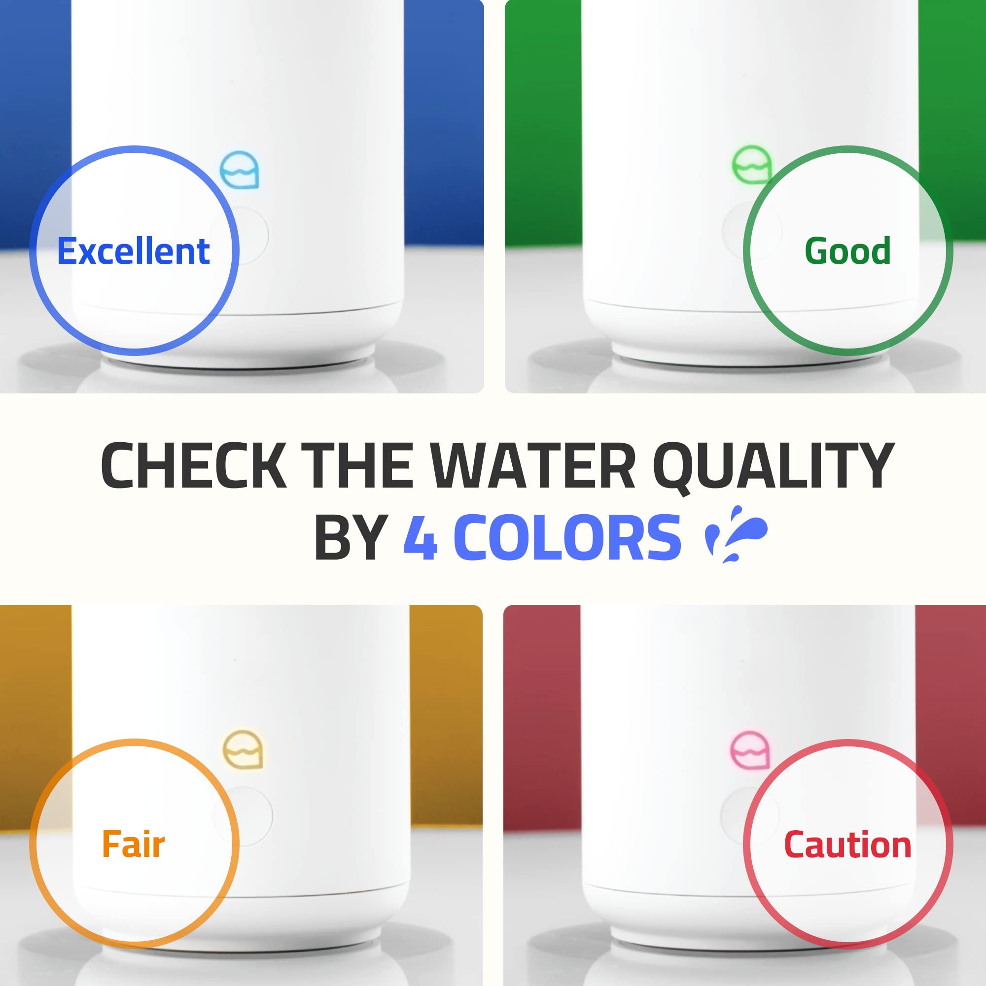 WaTalk Water Quality Tester Meter - Home Drinking Water Test Kit | Tap ...