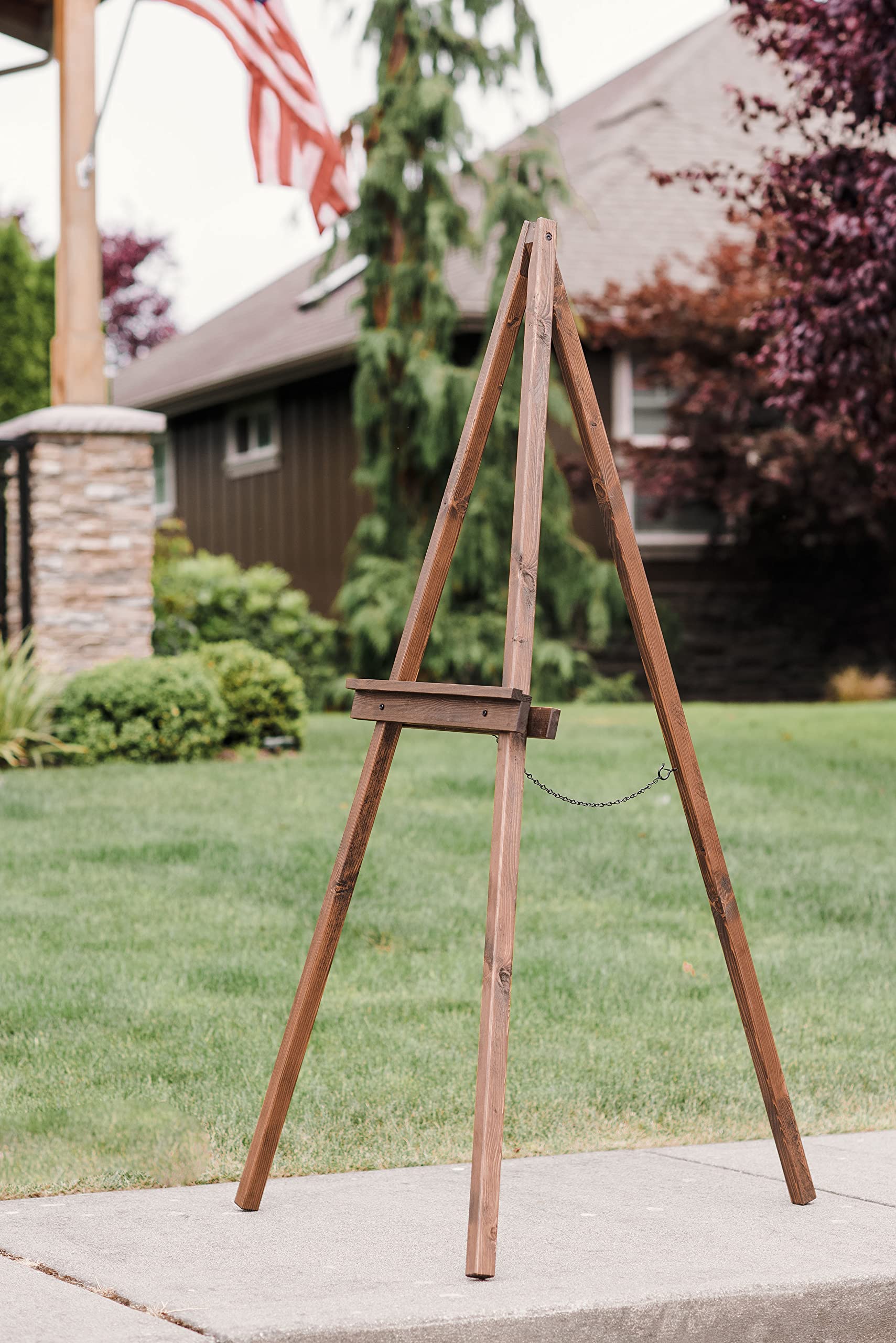 Wooden Easel - Wedding Sign Stand - Floor Easel For Welcome Sign ...
