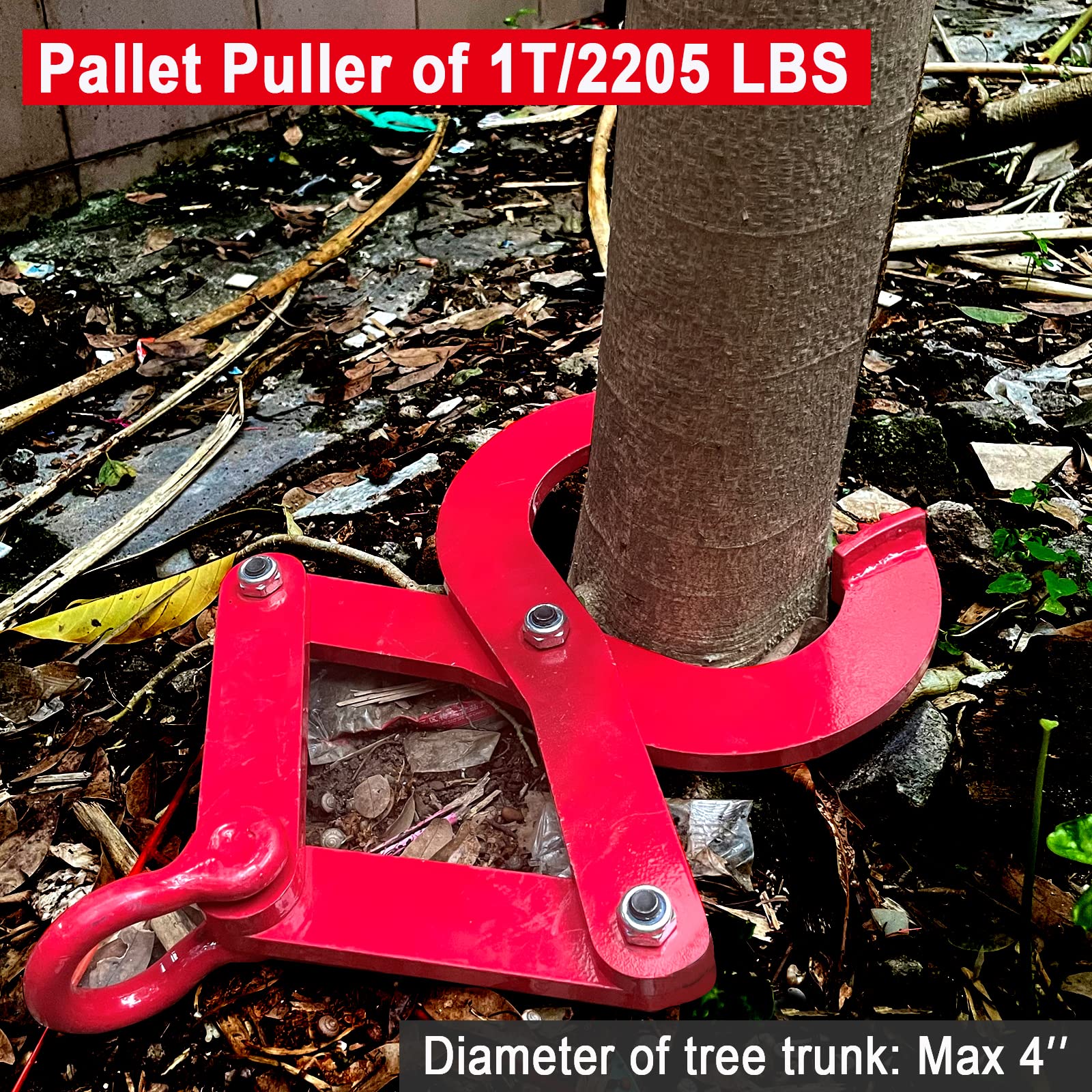 Pallet Puller 1T/2205lbs Capacity Heavy Duty Steel Single Scissor for ...