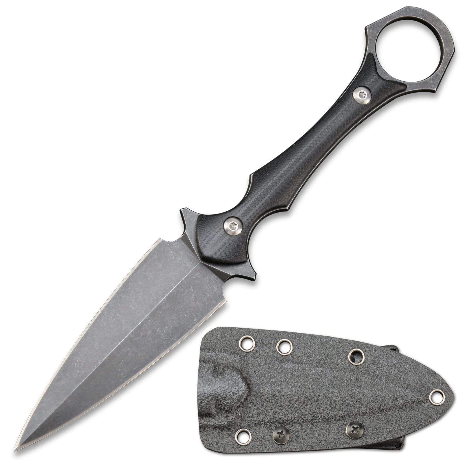 Ccanku C1292 Fixed Blade Knife,D2 Blade,G10 Handle EDC Knifes for ...
