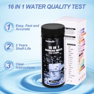 16 in 1 Tap Water Testing Kits for Drinking Water, 100ct Well Drinking ...