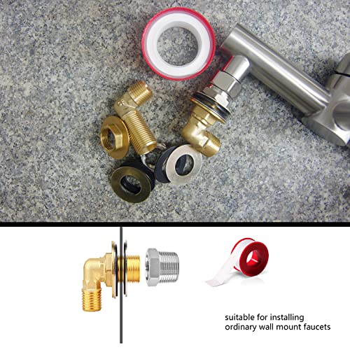 ZHYICH Installation Kit for Wall Mount Faucet, Kitchen Faucet Mounting ...