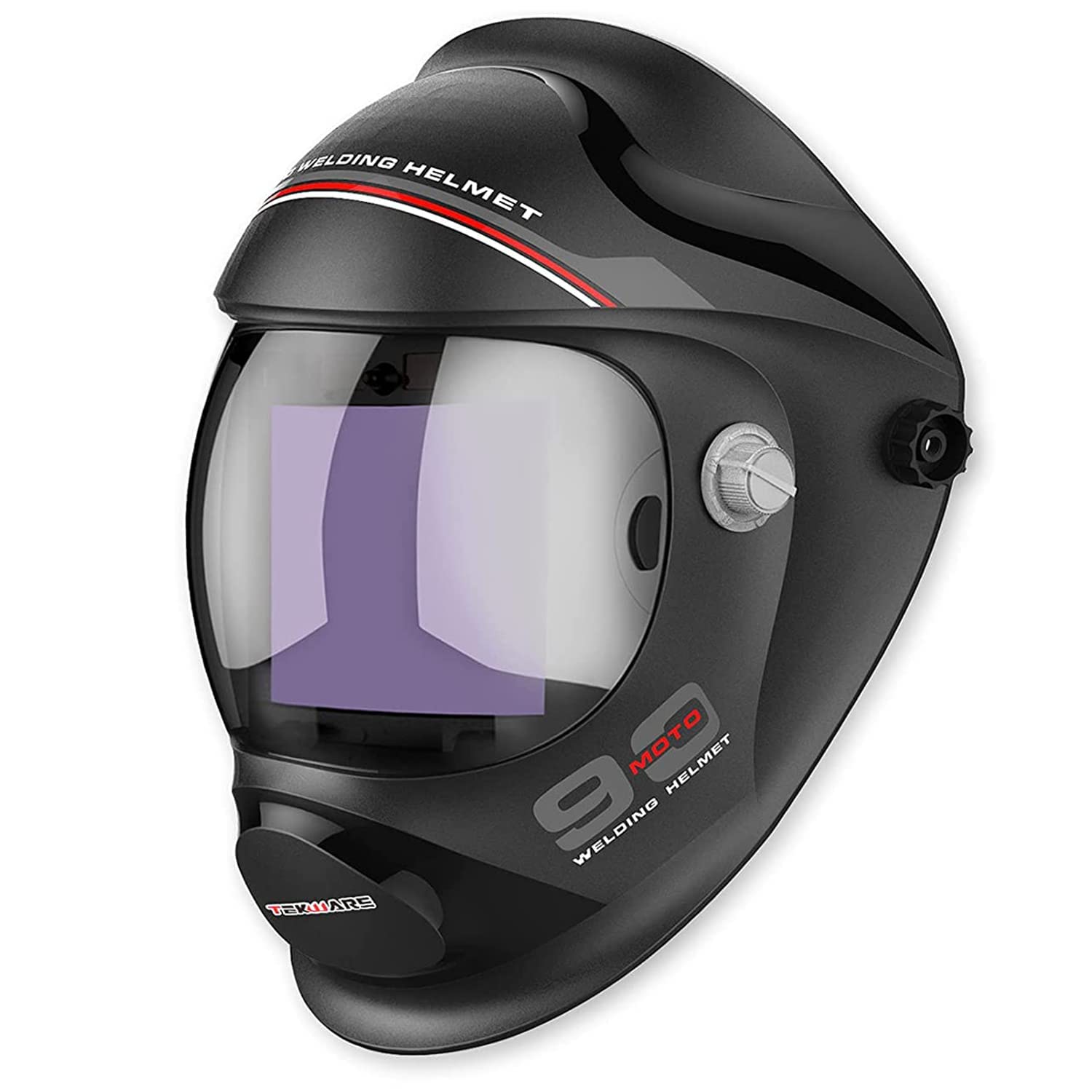 Tekware Welding Helmet Auto Dark,True Color Welder Helmet,4 Arc Sensor ...