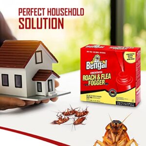 Bengal Concentrated Roach &Flea Fogger - Roach Killer Indoor ...