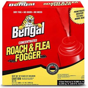 Bengal Concentrated Roach &Flea Fogger - Roach Killer Indoor ...
