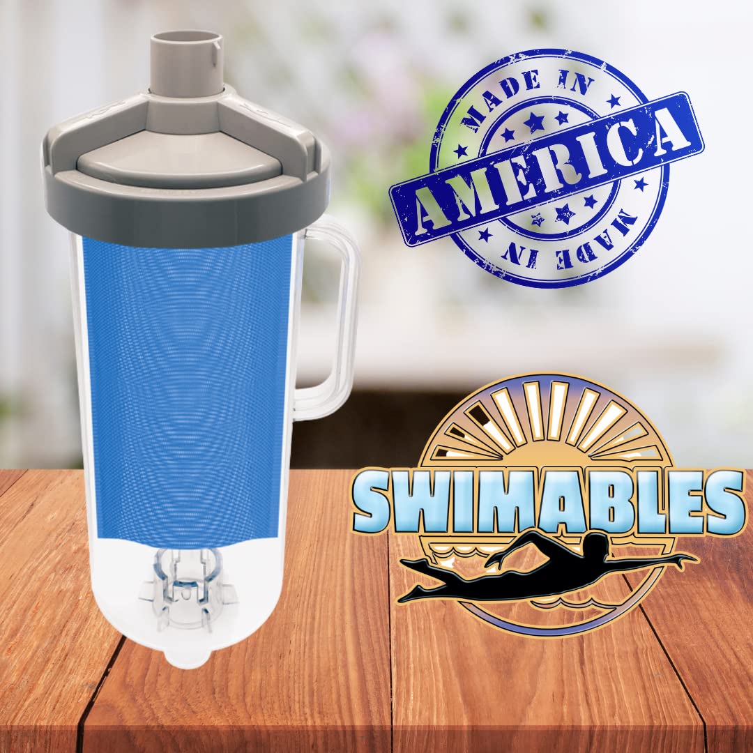 Swimables Heavy Duty Inline Leaf Canister for Pool Vacuum - Swimming ...