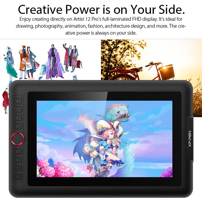 Artist 12 Pro 11.6 Inches Graphics Tablet Drawing Tablet Monitor ...