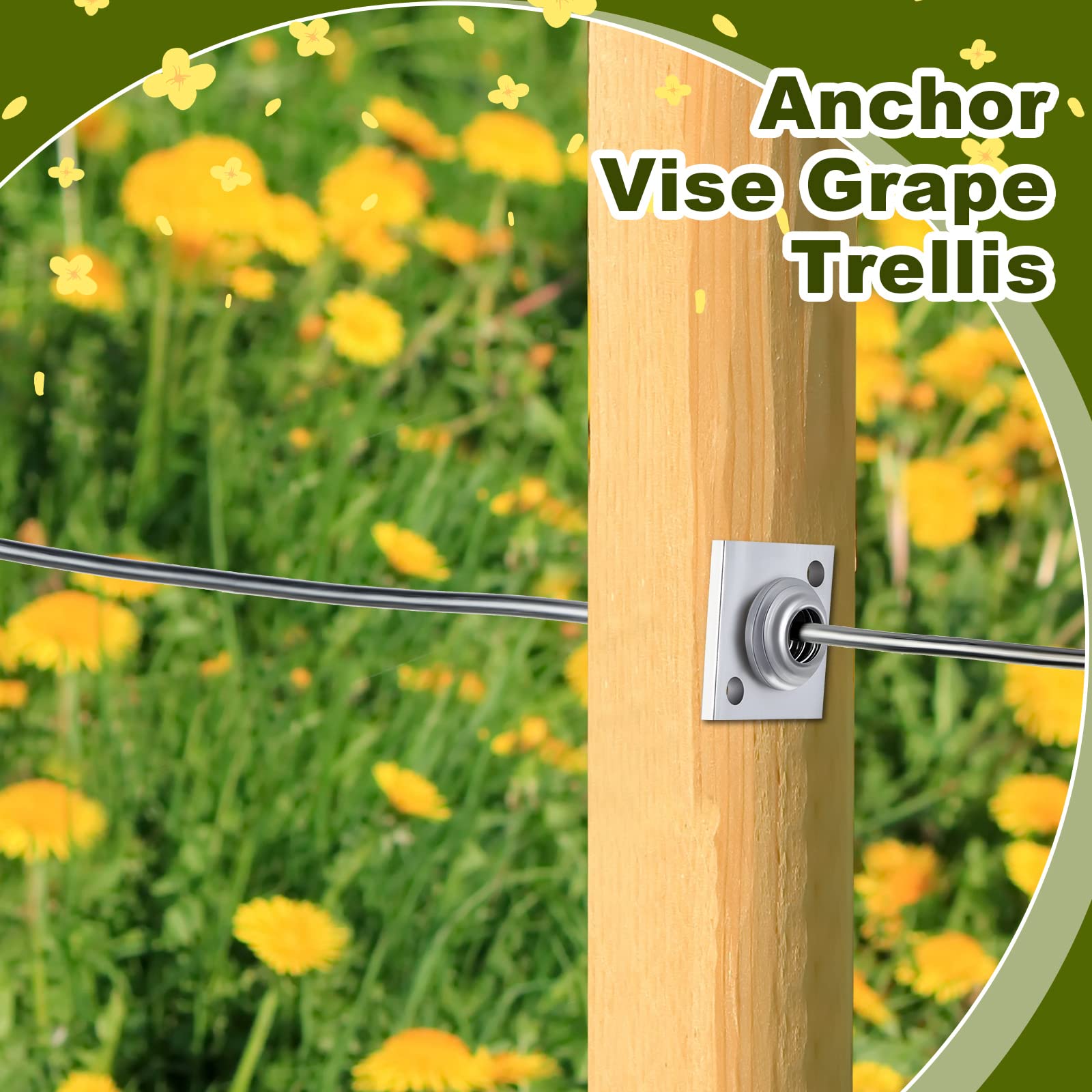 Anchor Wire Vise Anchor Vise Grape Trellis Anchor Vise for Tightening 8 ...
