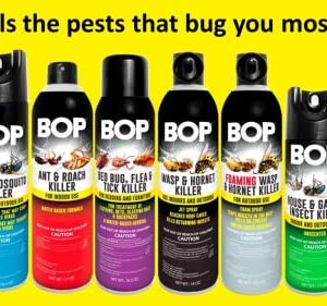 BOP House and Garden Insect Killer 11 oz, Easy to Use Pest Control ...