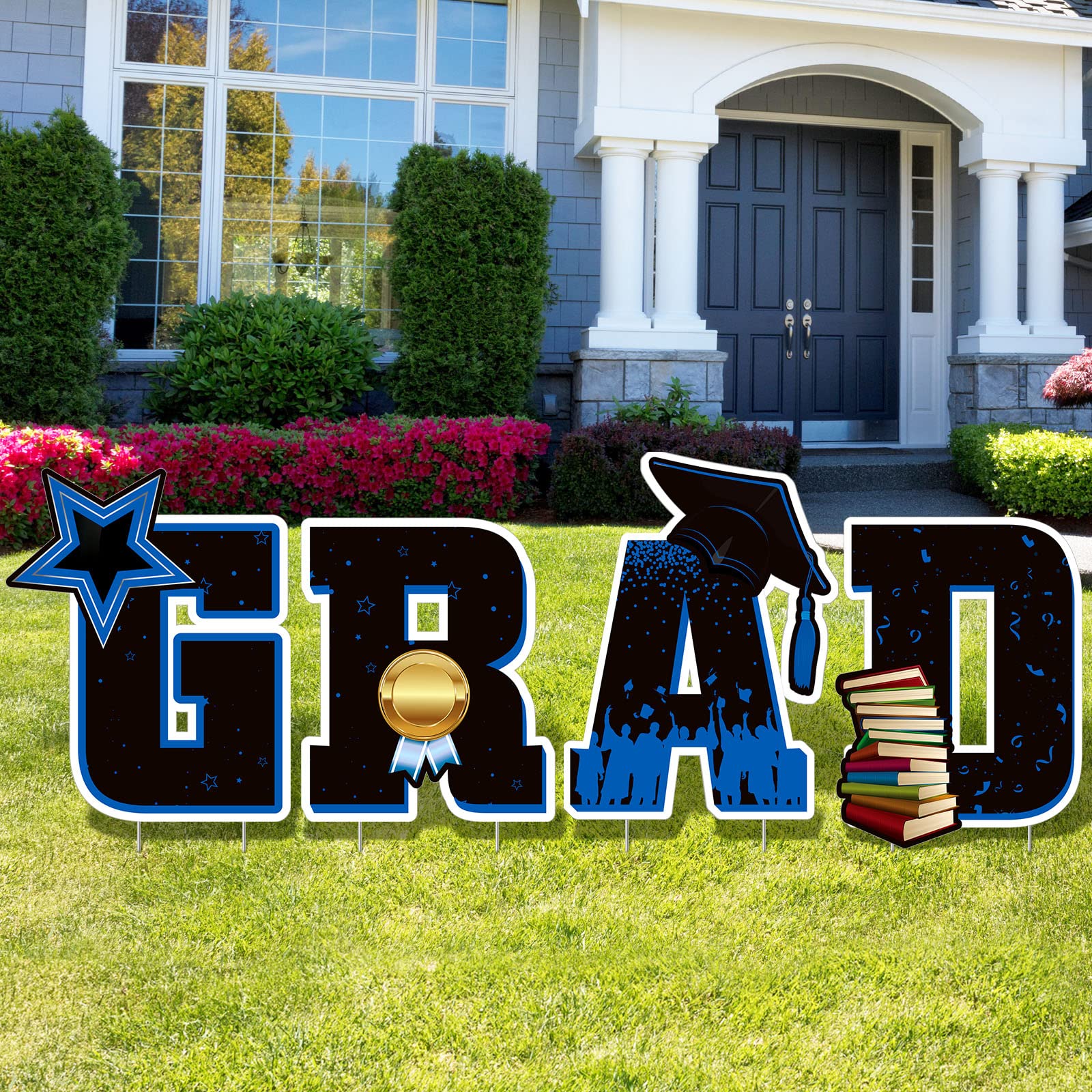 43 Inch Grad Yard Signs Graduation Decoration 2023 Graduation Lawn Sign ...