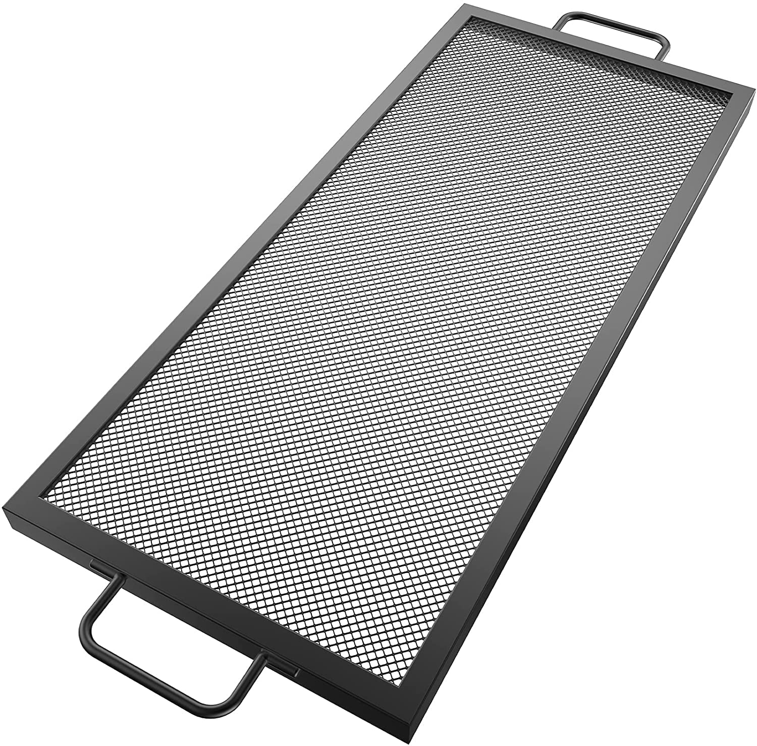 VEVOR Rectangle Fire Pit Grate,32-inch Fire Pit Grill Grate, X-Marks ...